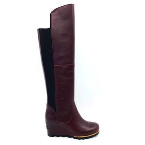 Sorel | Shoes | Sorel Fiona Over The Knee Red Leather Boot Size 7 ...